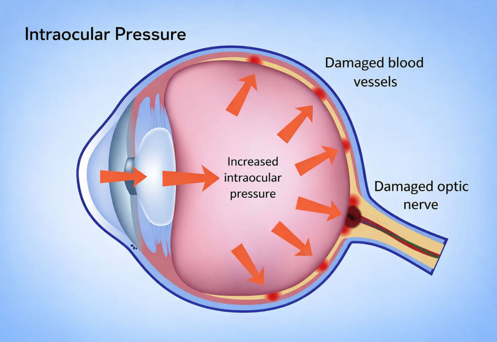 Normal Eye Pressure vs High Eye Pressure